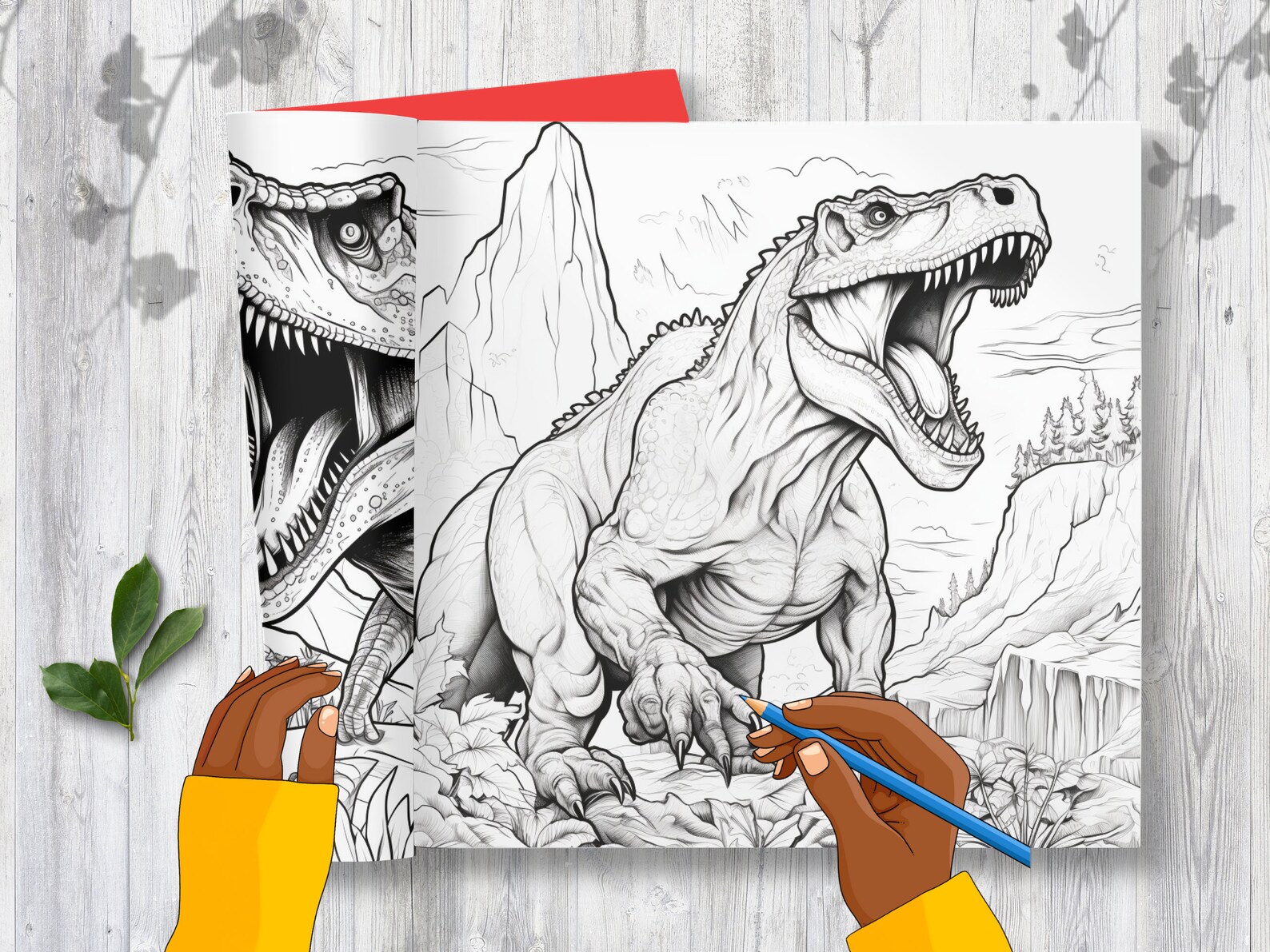 Dinosaurs Adventures Coloring Book – A Children's Book Where ...