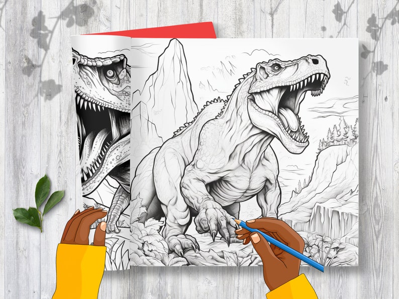 Dinosaurs Adventures Coloring Book – A Children's Book Where ...