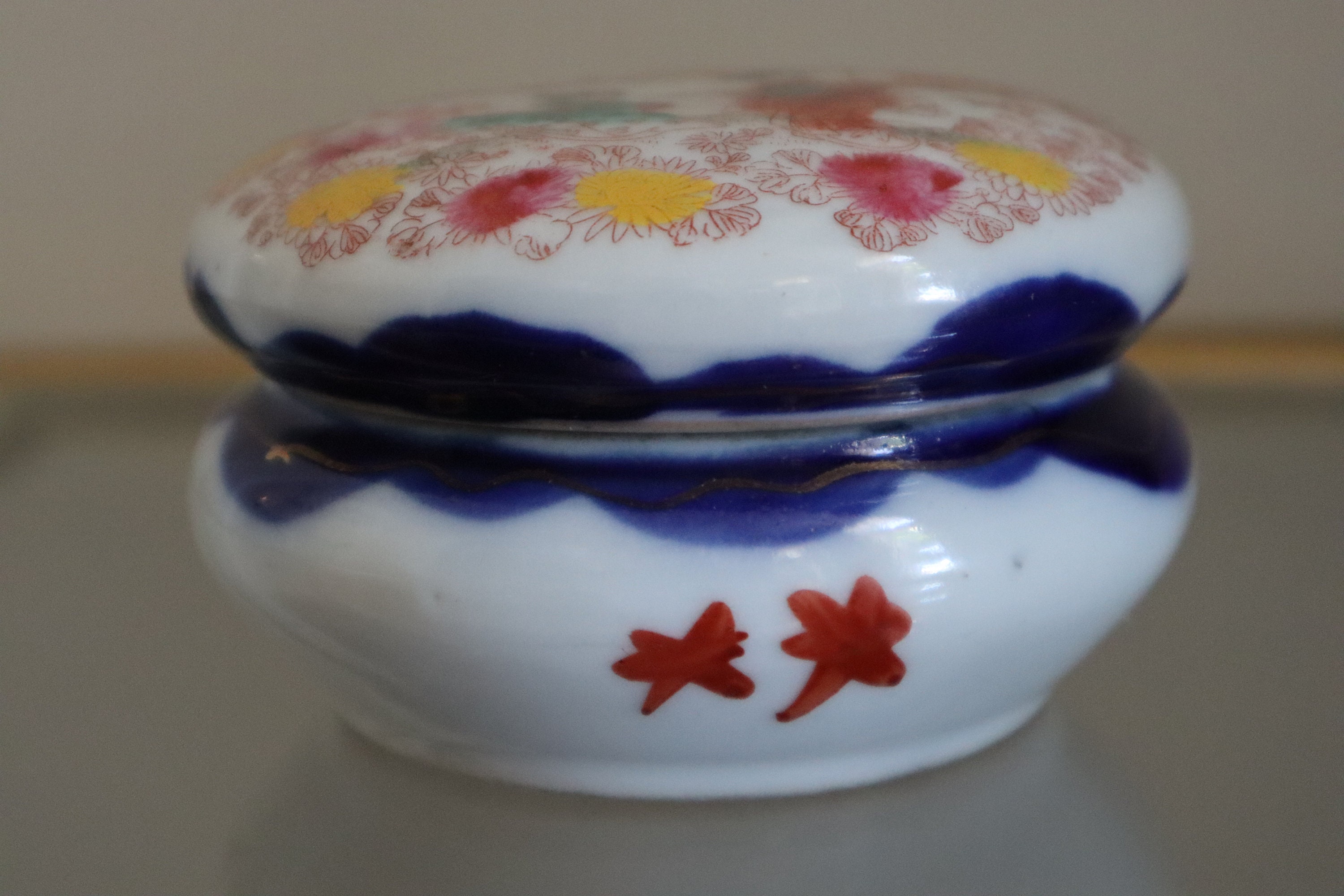 RARE Antique Nippon Geisha Ware Japanese Powder Jar - Etsy