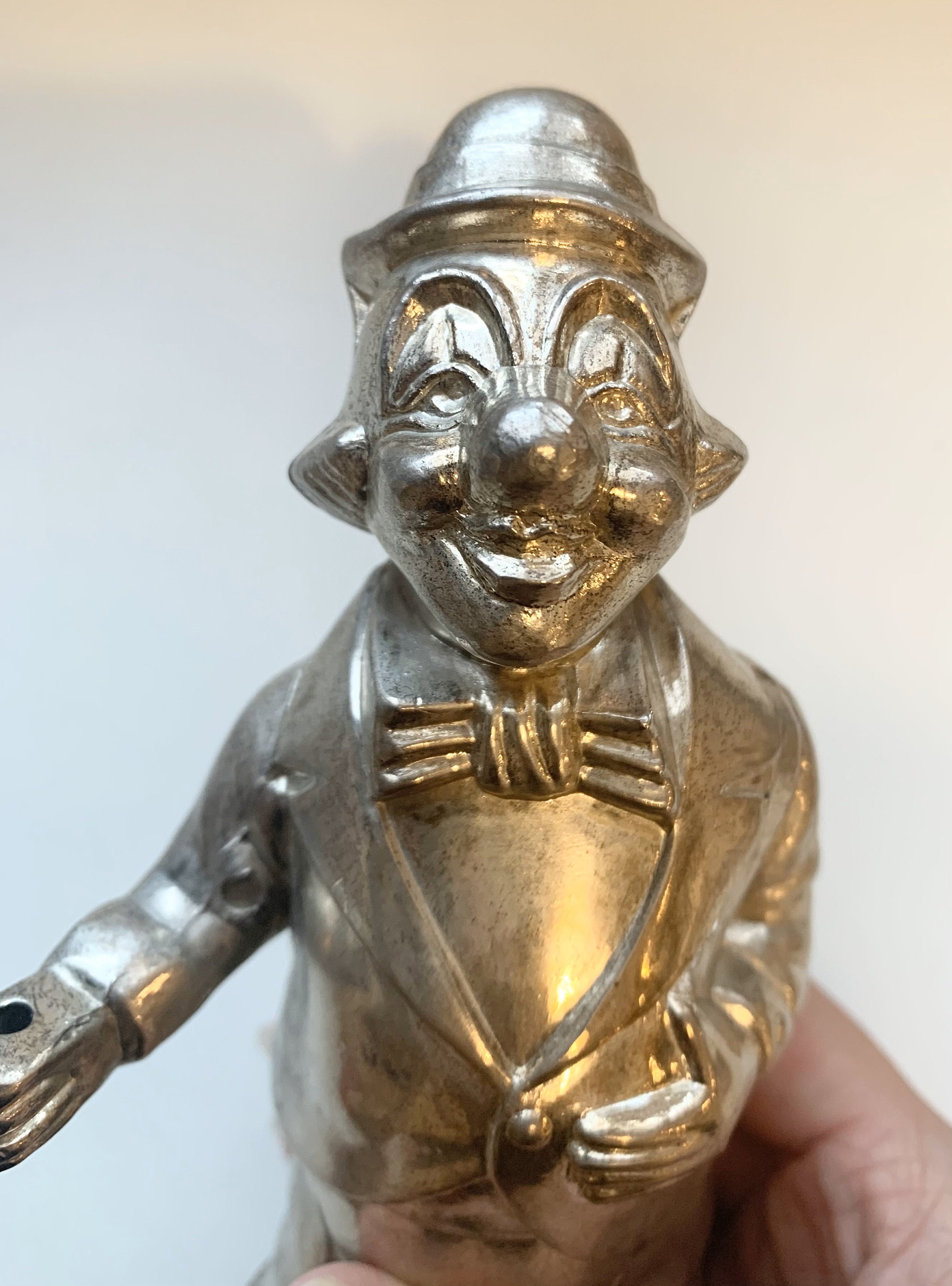 Vintage Metal Circus Clown Coin Bank - Etsy