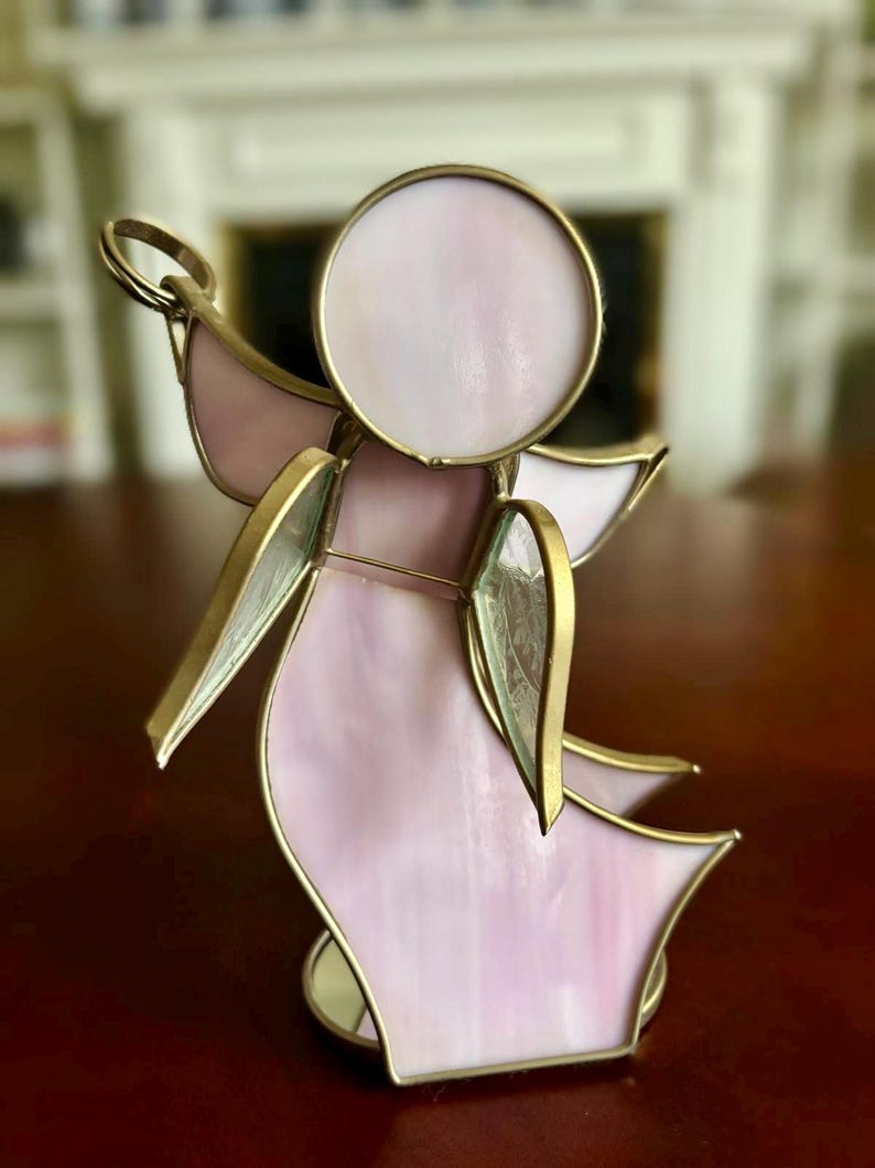 Stained Glass Angel Candle Holders (2 Available) - Etsy