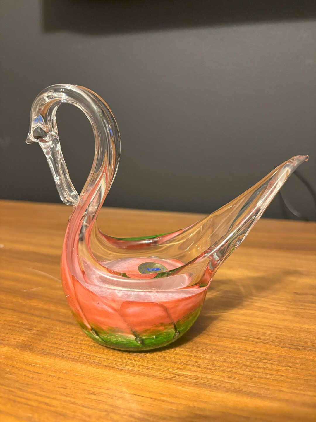 MTARFA Swan Art Glass Paperweight, Made in Malta - Etsy UK