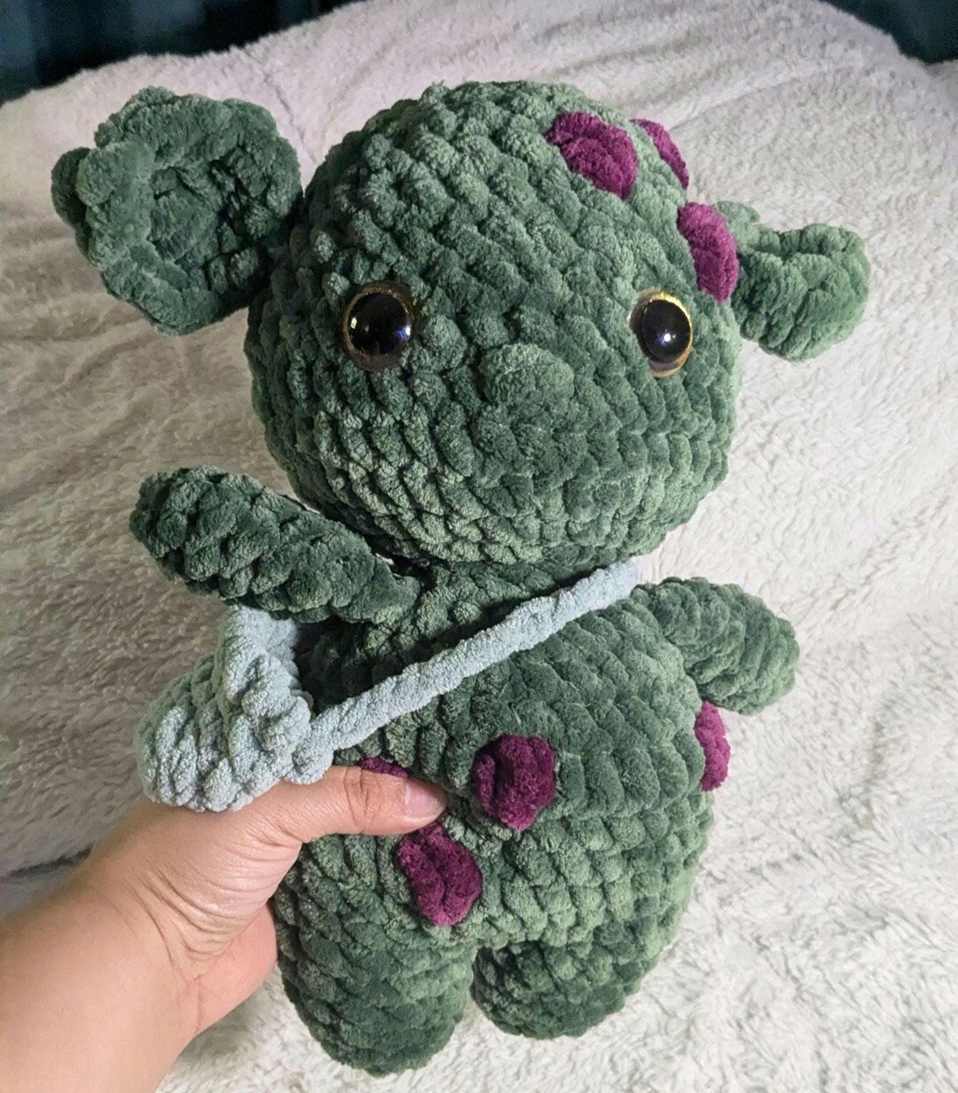 Baby Goblin Crochet Plushie Crochet Goblin Fantasy Creature Plush ...