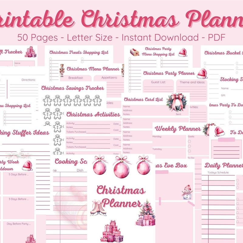 Christmas Planner - Etsy
