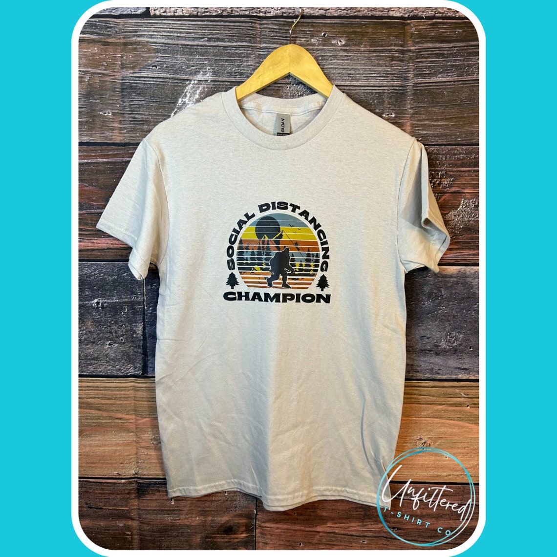 Social Distance Champion T-shirt - Etsy