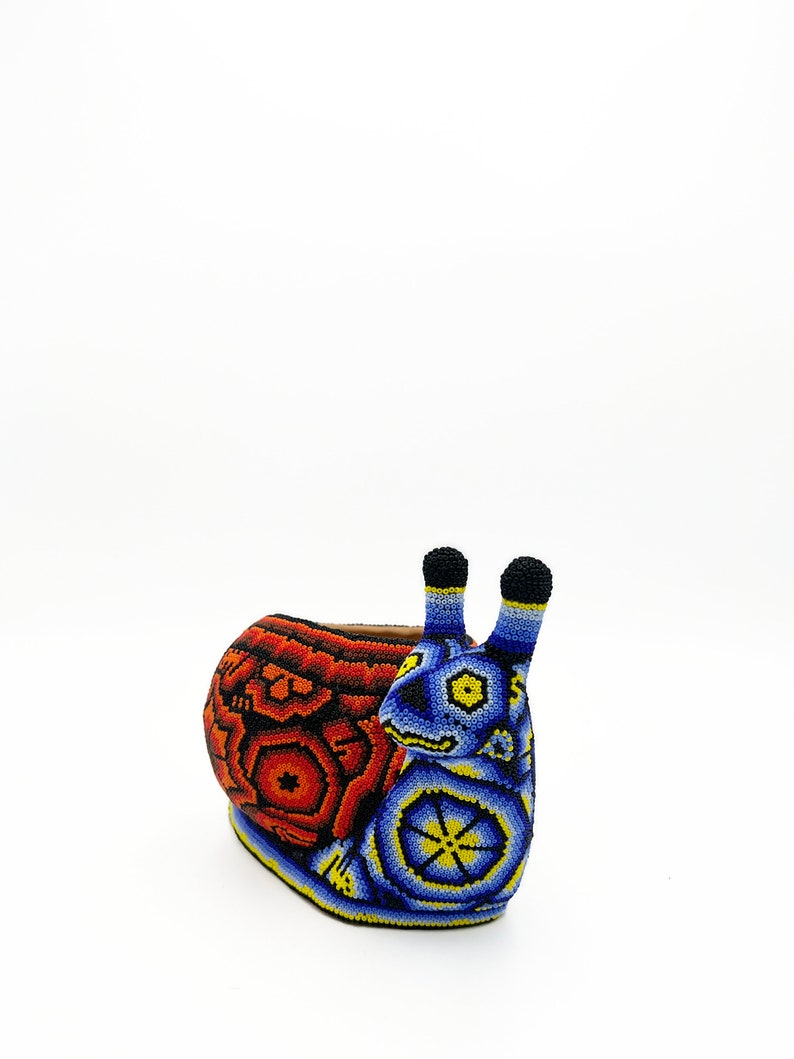 Indoor Huichol Snail Flower Pot - Etsy