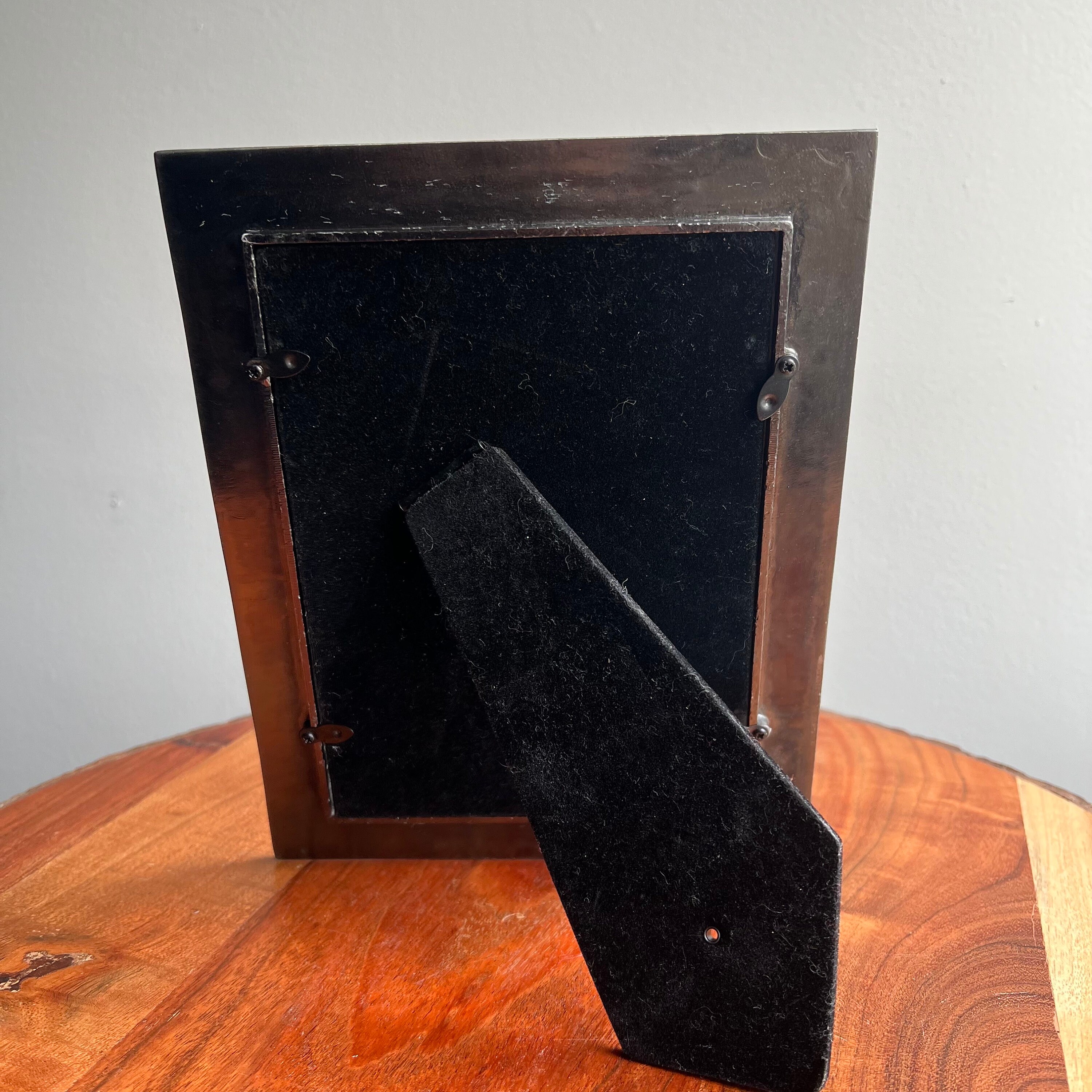 Vintage 5x7 Chestnut Lane Pewter Photo Frame Embossed, Braided ...