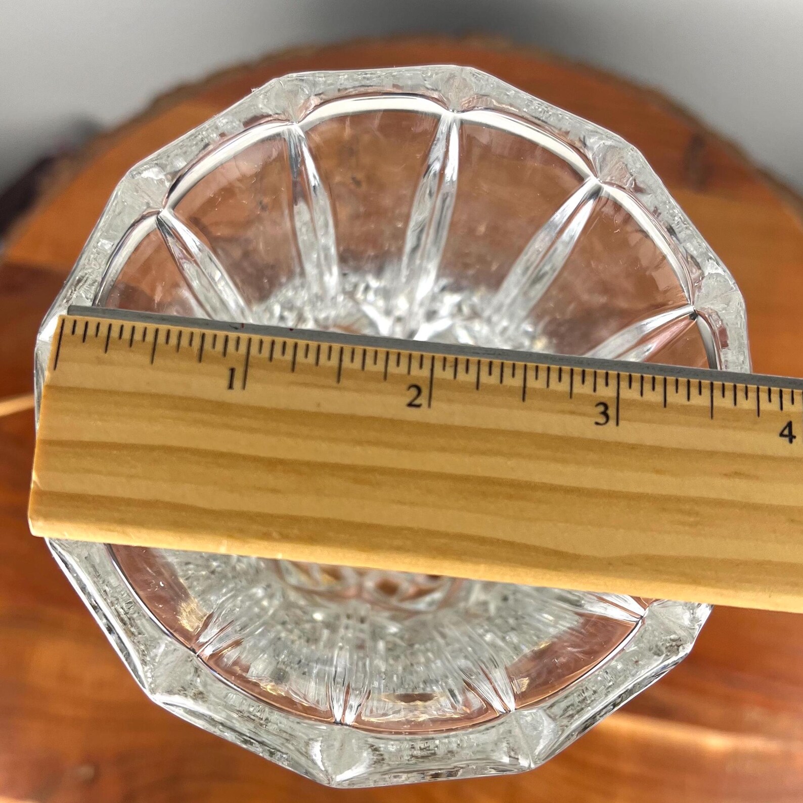 Vintage Cut Crystal Torchiere Lamp Ornate Brass Base, Heavy 2 Light ...