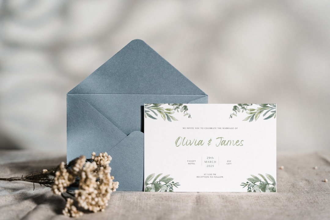 Custom Invitation Template 1 - Etsy