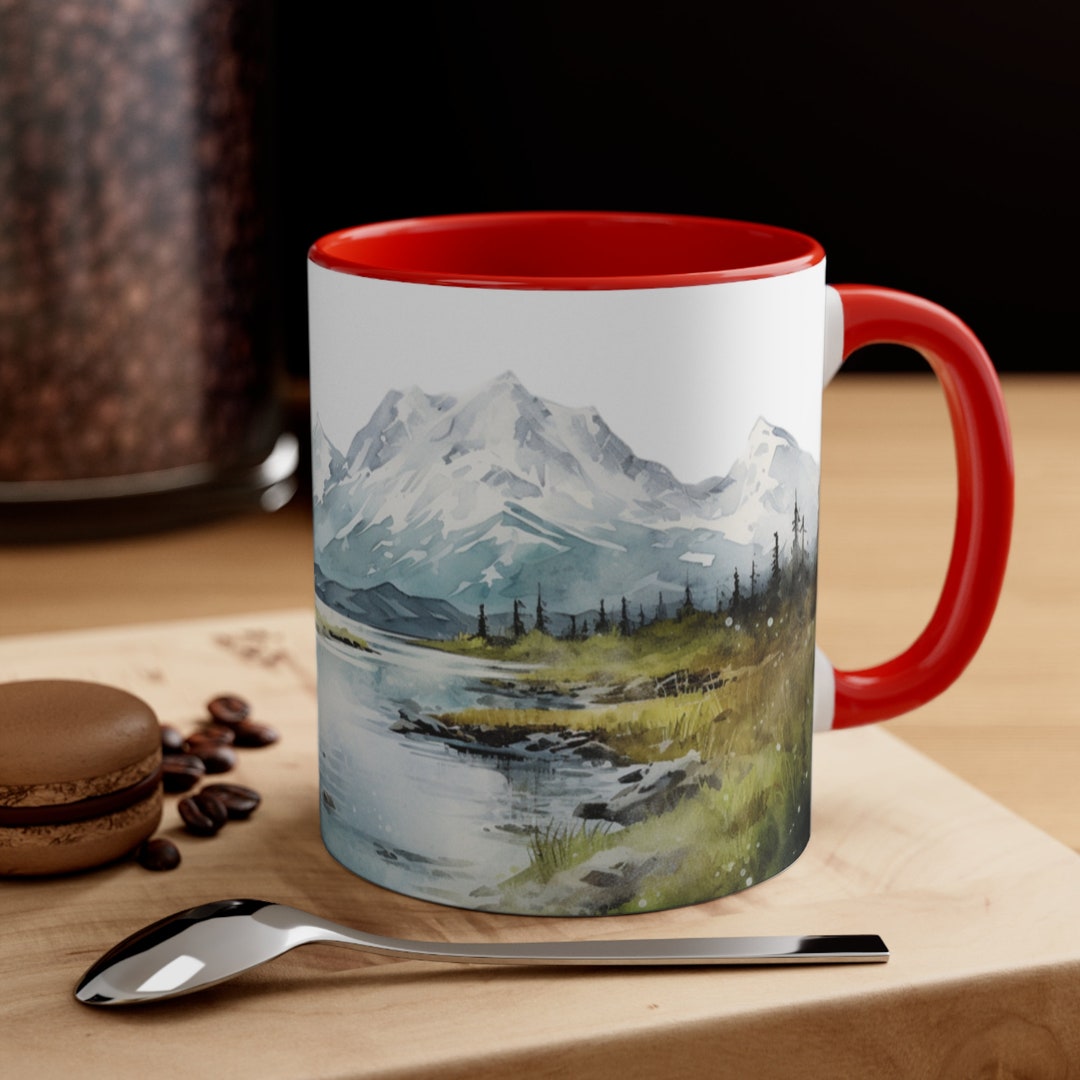 Denali National Park, Alaska AK National Park Coffee Mug, 11oz, Perfect ...