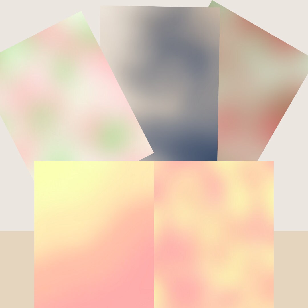 10 Multi-color Gradient Digital Paper Pack Great for Backgrounds ...