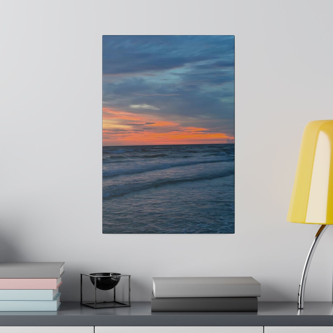 Gulf Coast Artwork, Wall Art, Home Decor Art, Sunset Ocean Art ...
