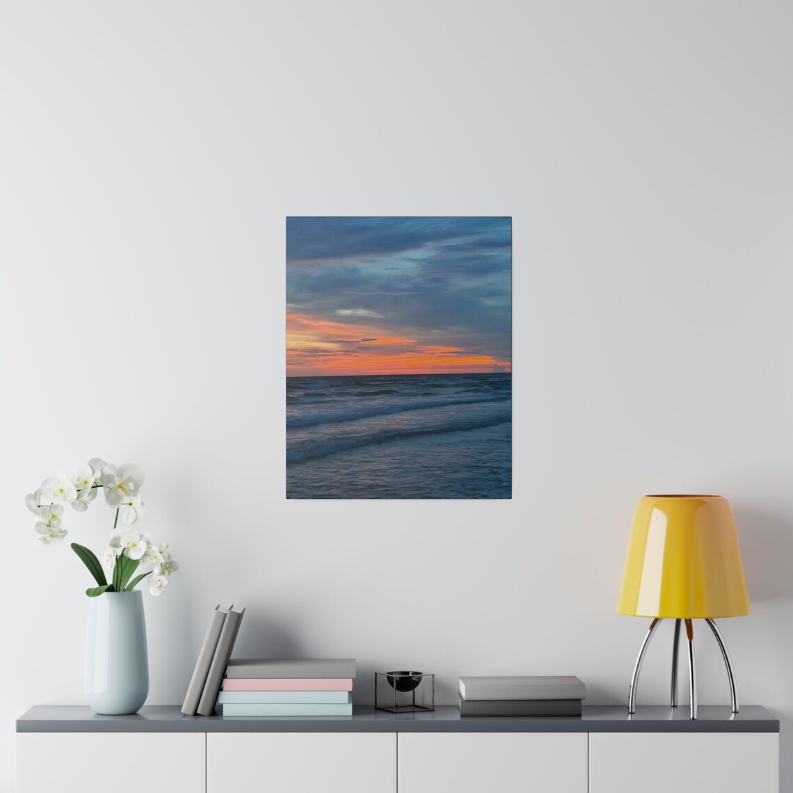 Gulf Coast Artwork, Wall Art, Home Decor Art, Sunset Ocean Art ...