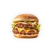 Cheeseburger Sticker: Waterproof Vinyl Foodie Decal - Etsy