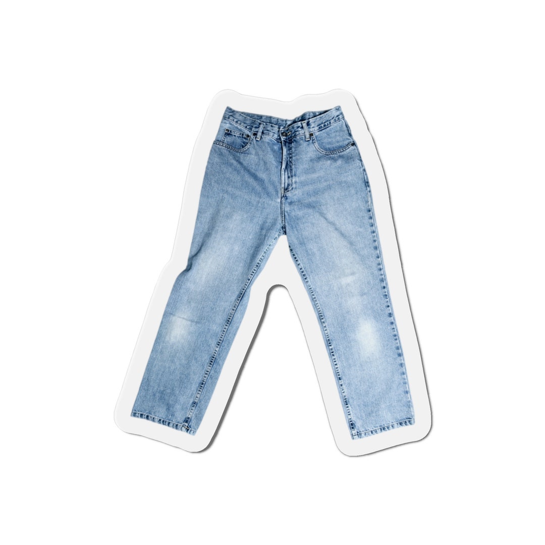 Denim Pants Magnet: Versatile Vinyl Decor - Etsy