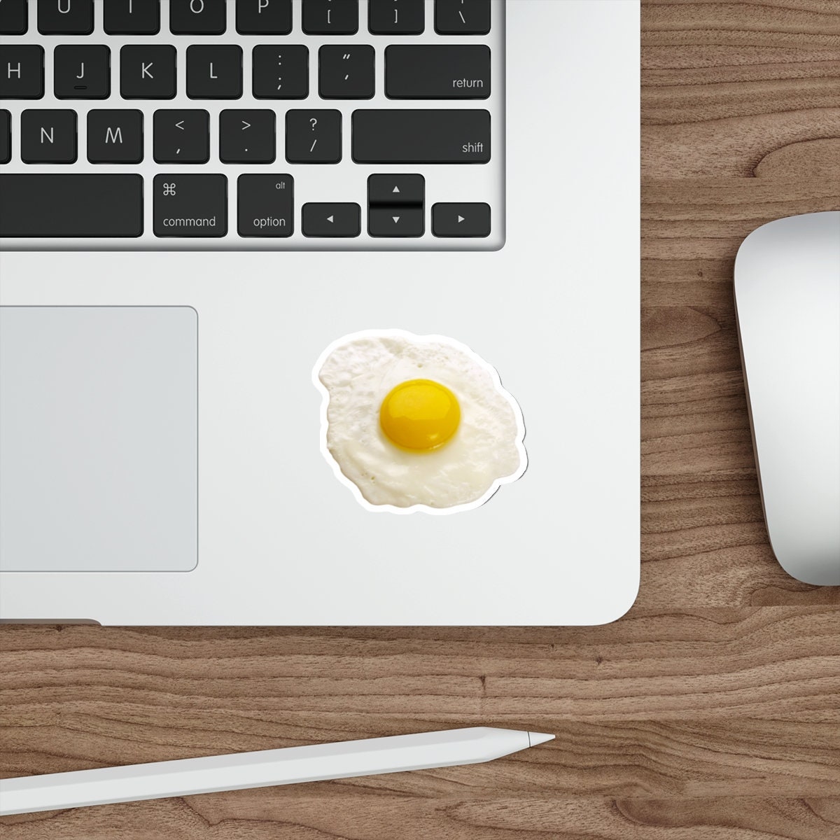Fried Egg Stickers, Vinyl Decal for Laptop Phone Water Bottle, Food ...