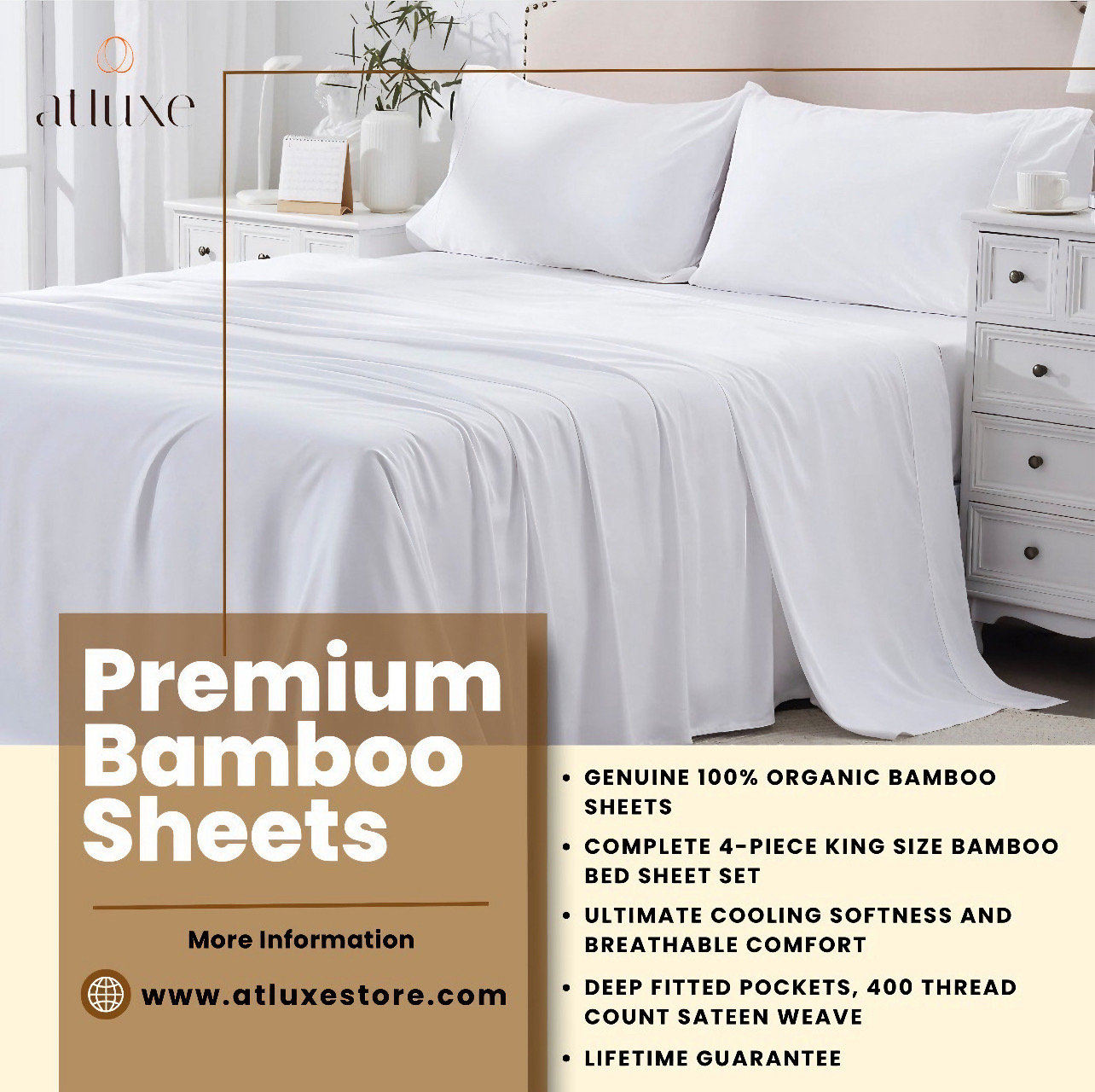 Premium Bamboo Sheets - Etsy