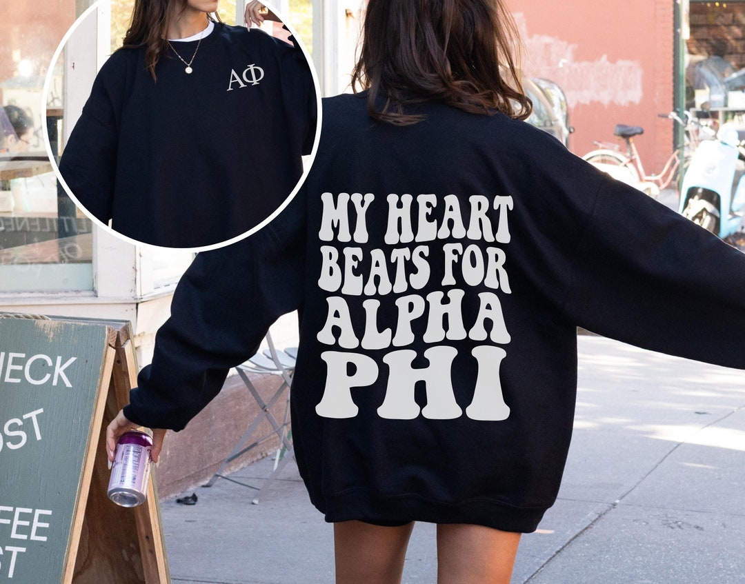 Alpha Phi Sweatshirt Alpha Phi Merch Sorority Rush Gift - Etsy