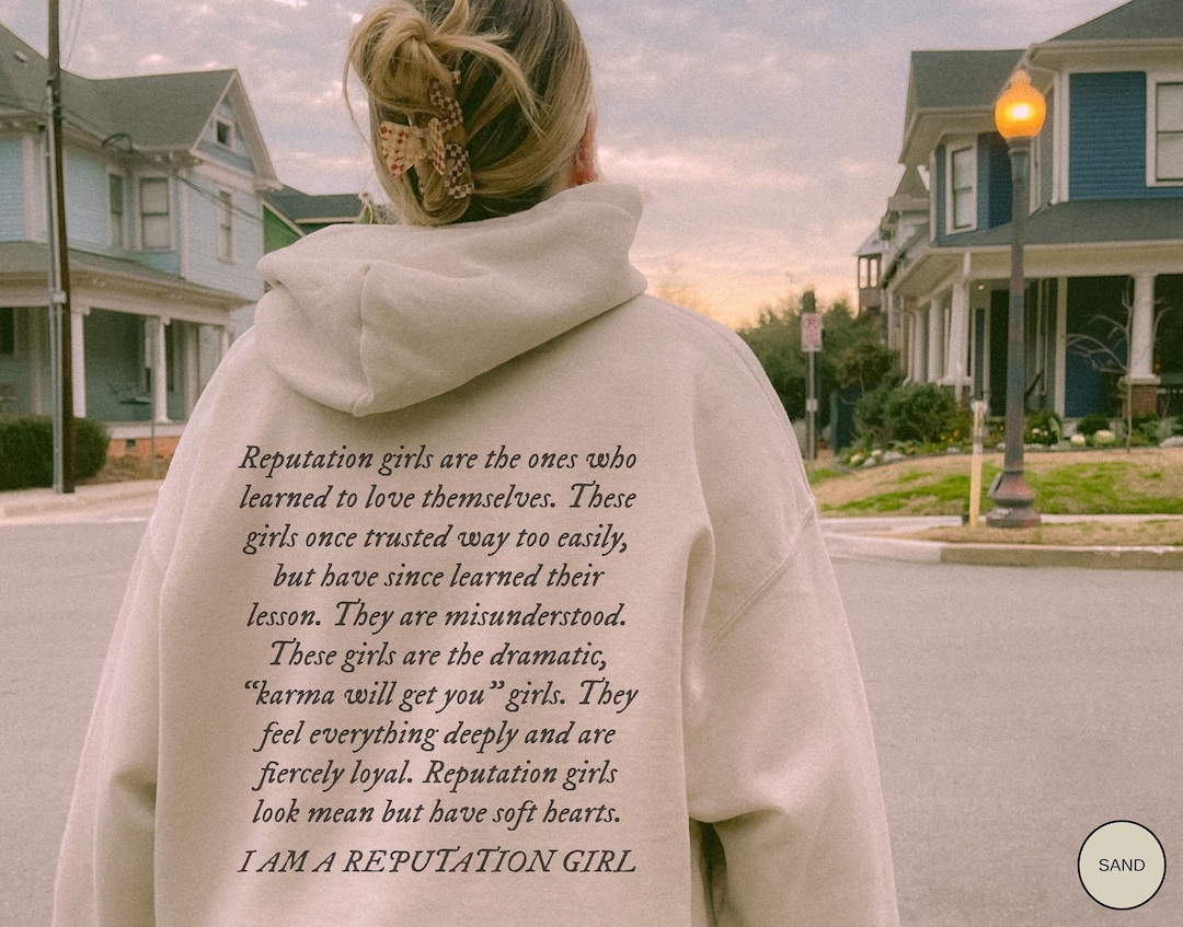 Reputation Girl Hoodie, Fan-made Merch, Eras Shirt, Reputation Hoodie ...