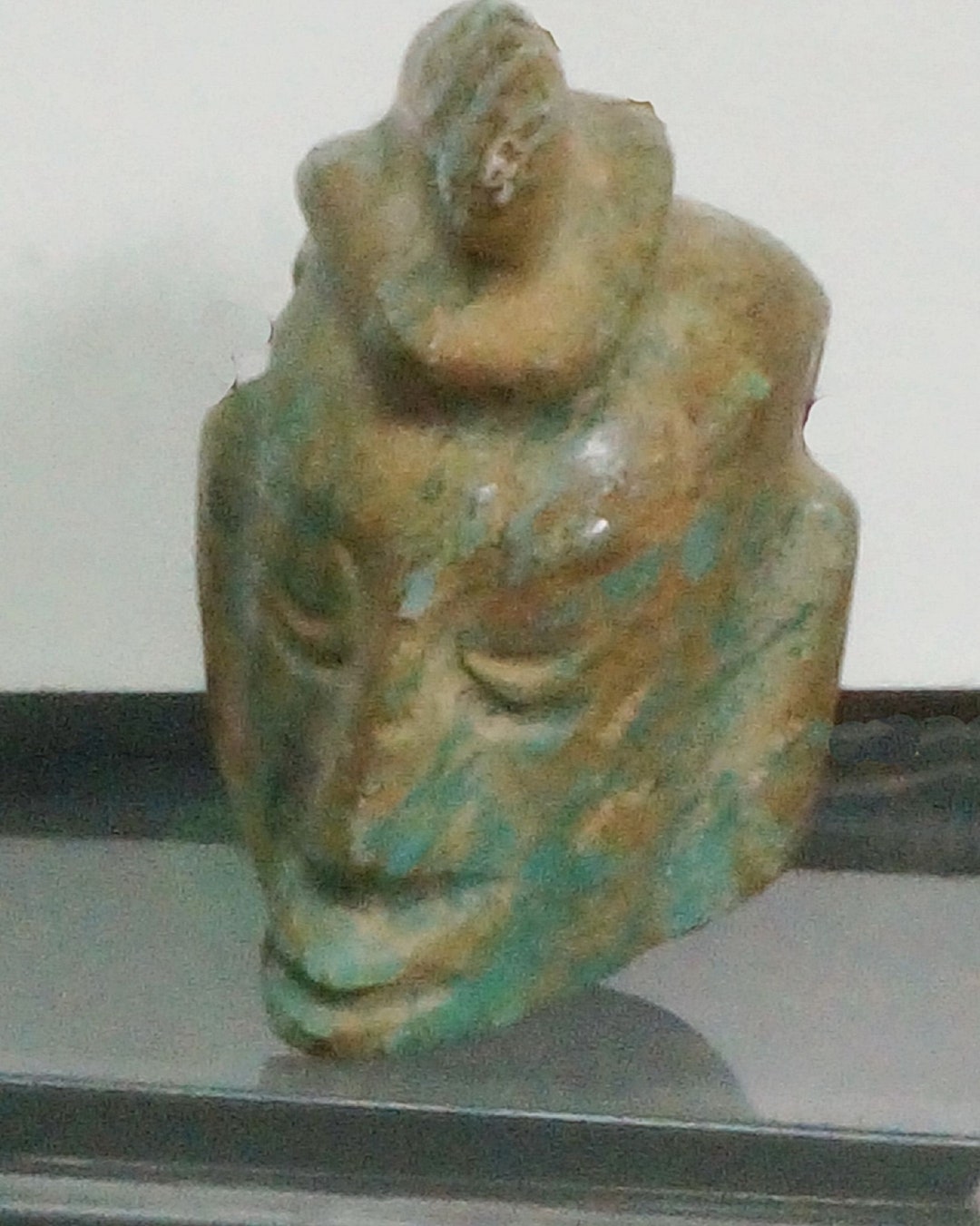 Mayan Carved Jade Portrait Bead - Etsy