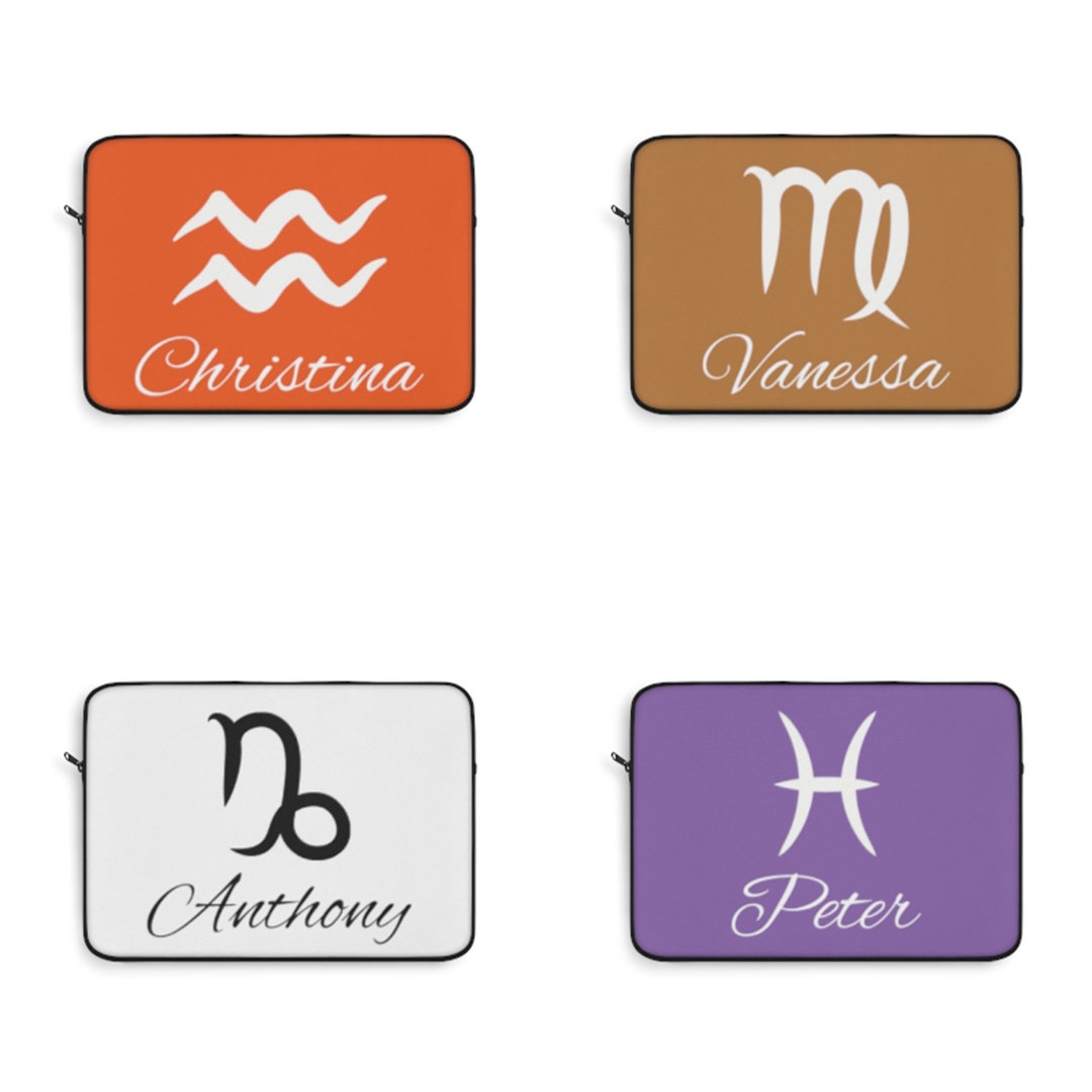 Customizable Astrology Sign Laptop Sleeve Various Sizes and - Etsy