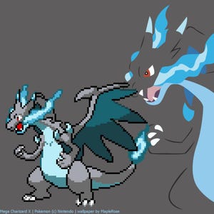 Mega Charizard X Sticker - Etsy