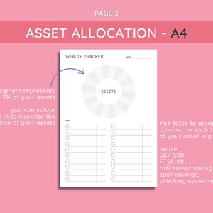 Wealth Tracker, Printable Debt Payoff Tracker, Simple Net Worth Tracker ...