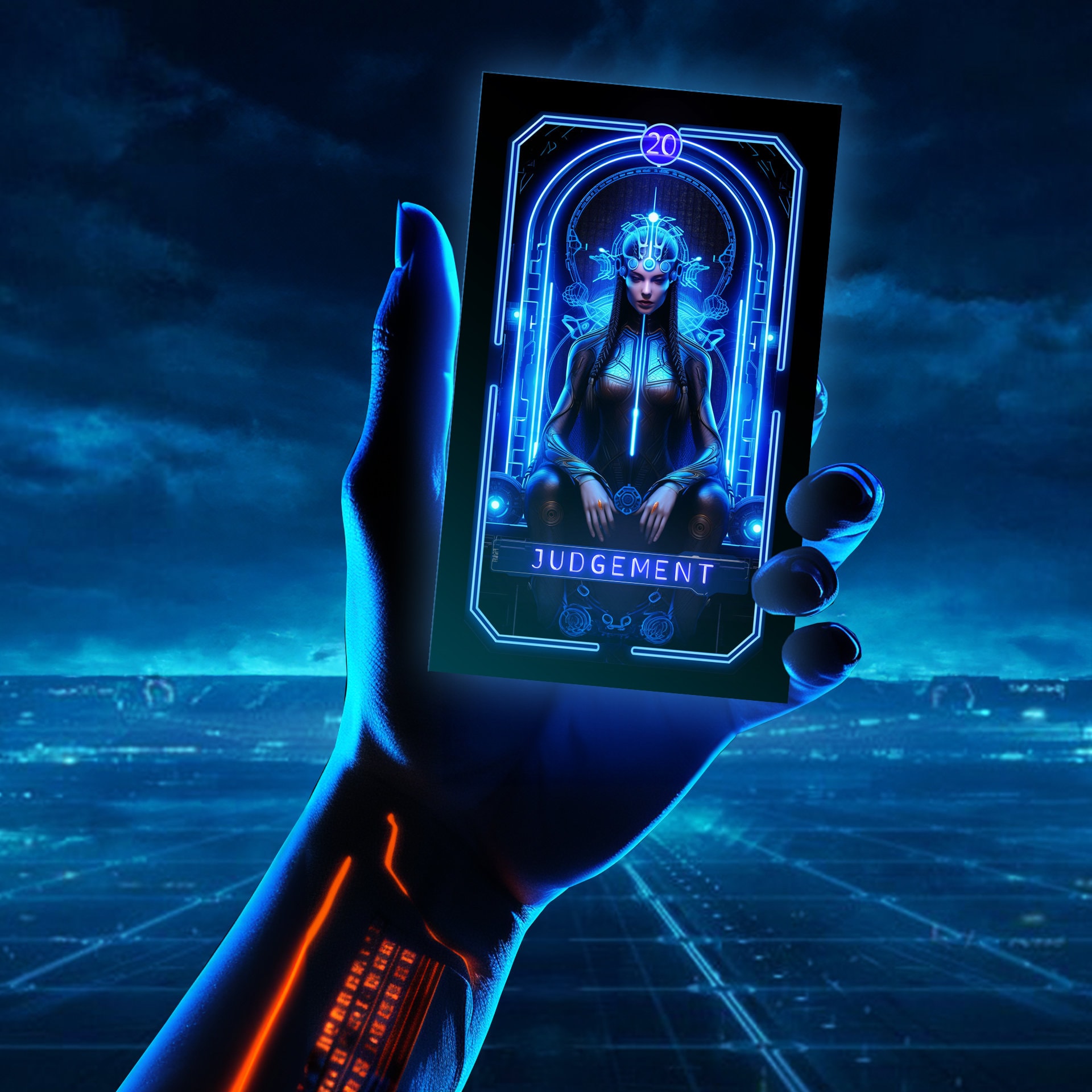 Envisiona Modern Futuristic Tarot Card Deck, Tarot Deck With Guidebook ...