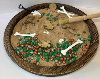 Dinosaur Excavation Set Dino Fossil Sensory Play Tray Kit Messy Play ...
