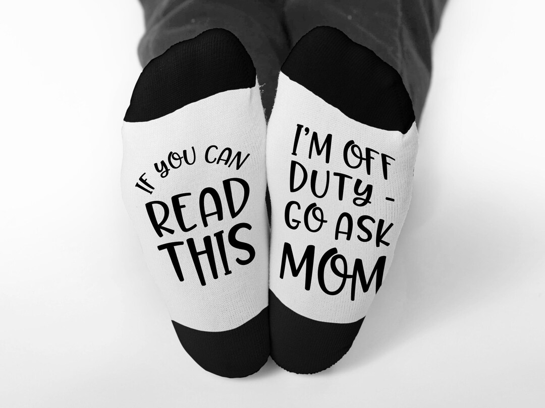 Socks With Words, Funny Socks, Custom Socks, Cute Socks, Socks With ...