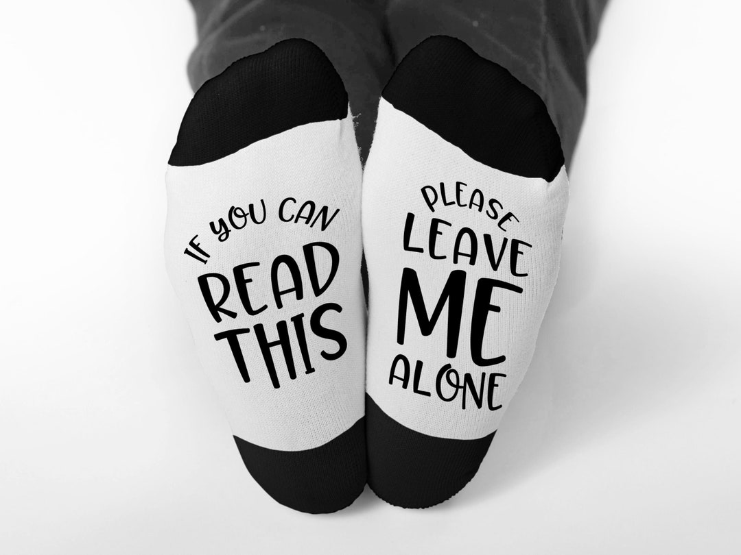 Socks With Words, Custom Socks With Text, Funny Socks, Custom Socks ...