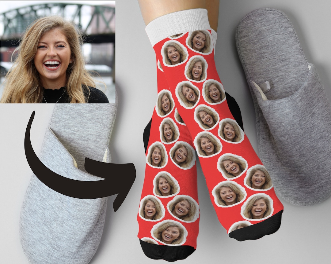 Custom Socks With Face, Custom Socks With Photo, Socks With Faces ...