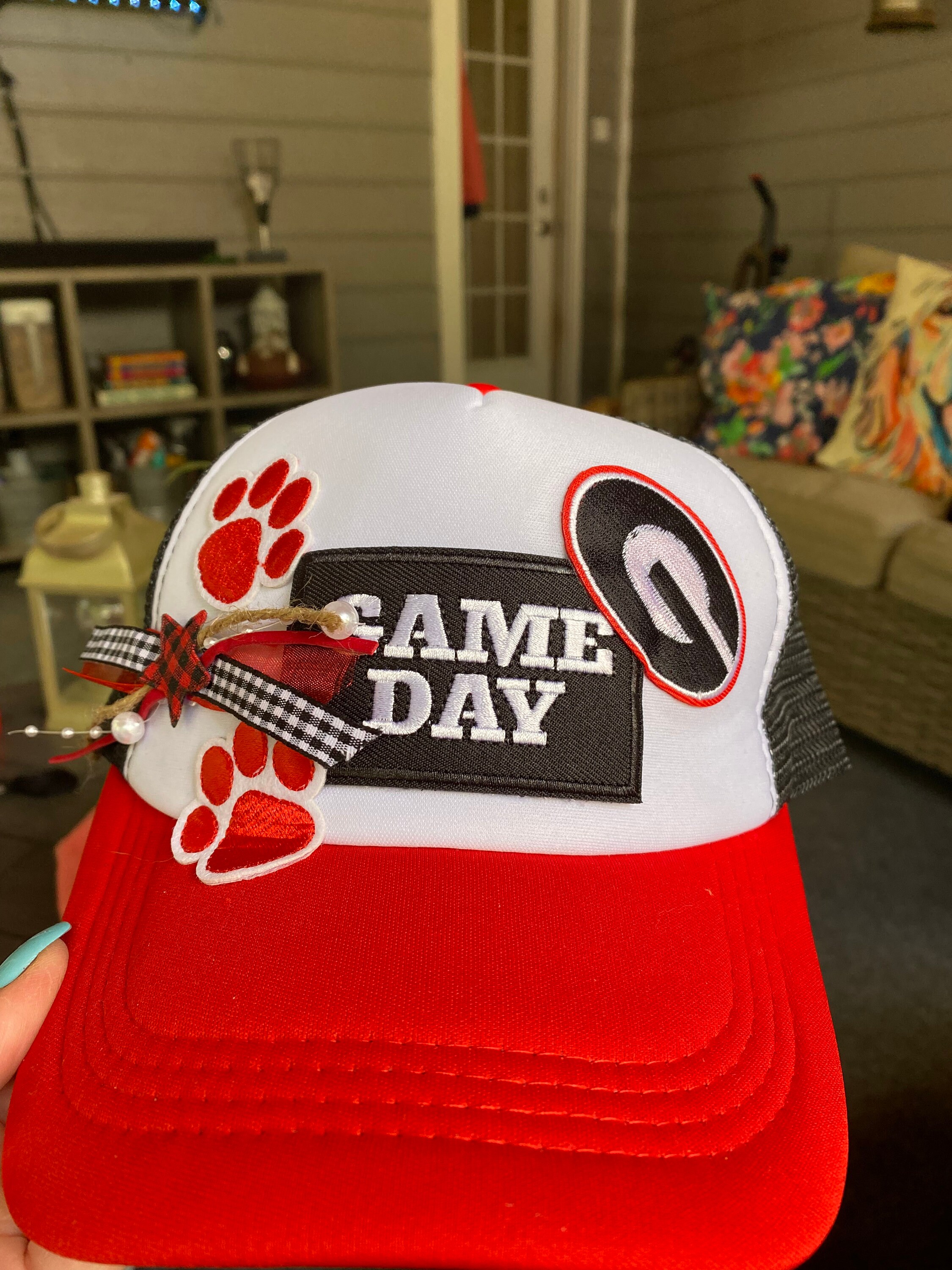 Game Day UGA Trucker Hat - Etsy