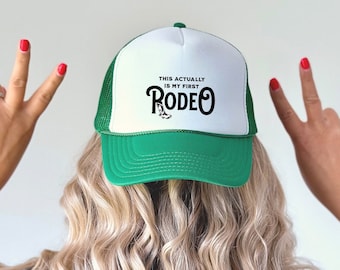 This Actually is My First Rodeo Corduroy Hat - Etsy