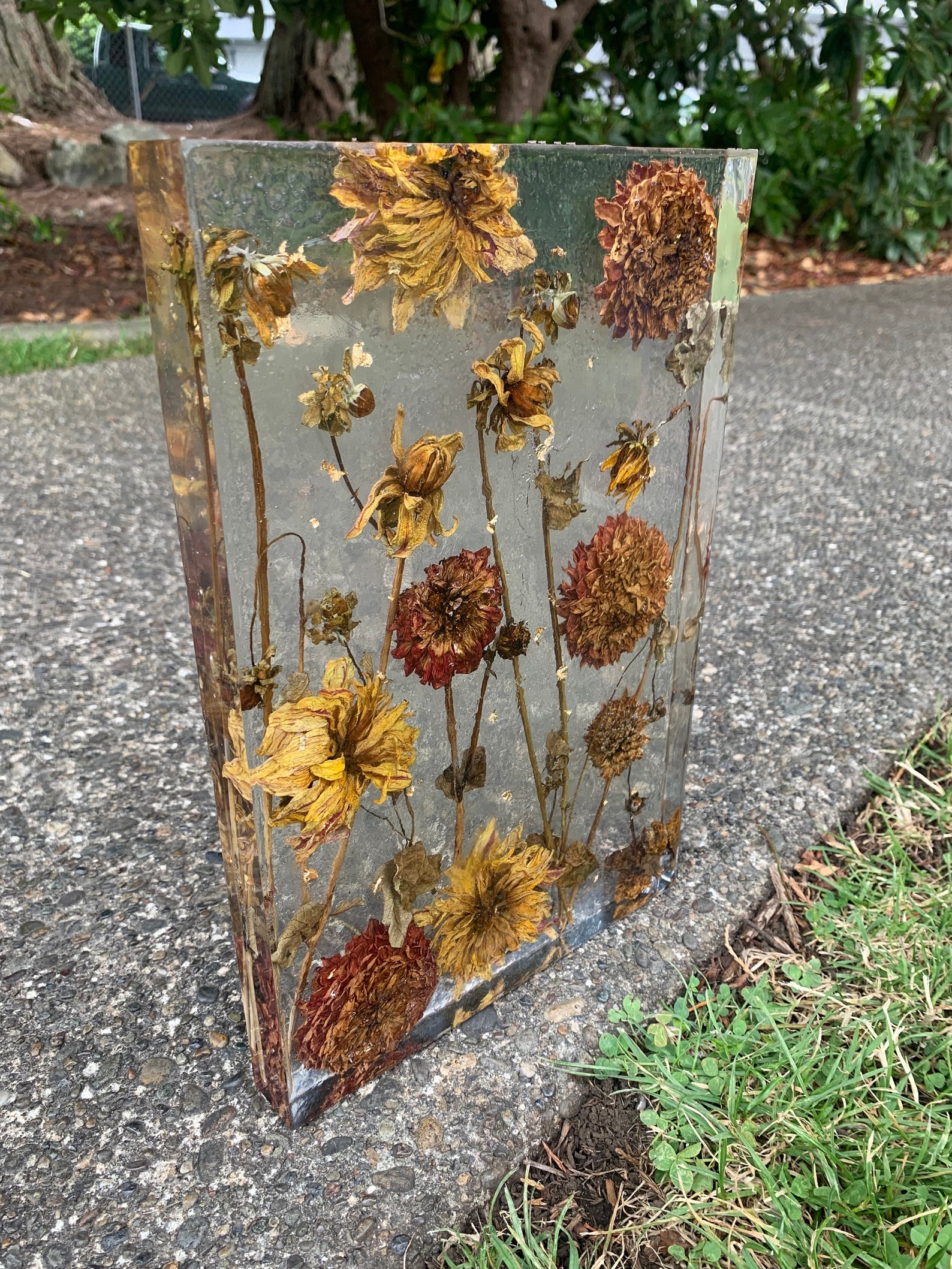 Dried Flower Arrangement Encased in Resin - Etsy