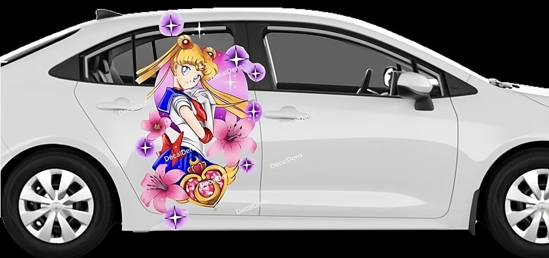 Sailor Moon Decal: NEW Design Eye-catching Vinyl Sticker for Cars ...