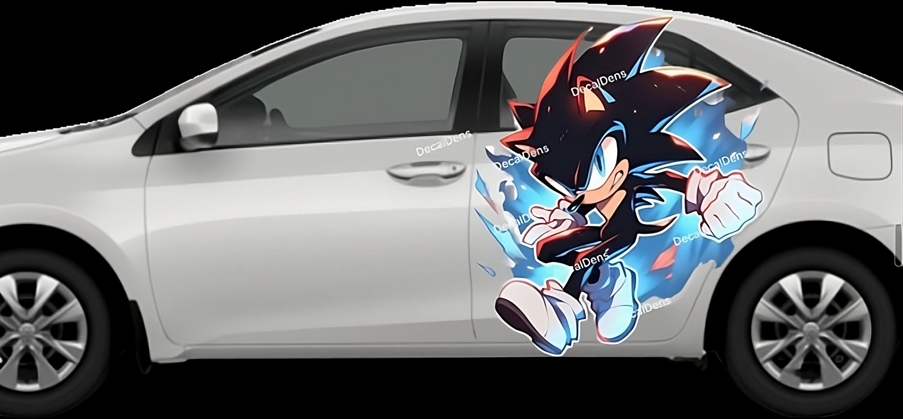 Shadow the Hedgehog Car Decal: NEW Design Large Vinyl Decal for Cars ...