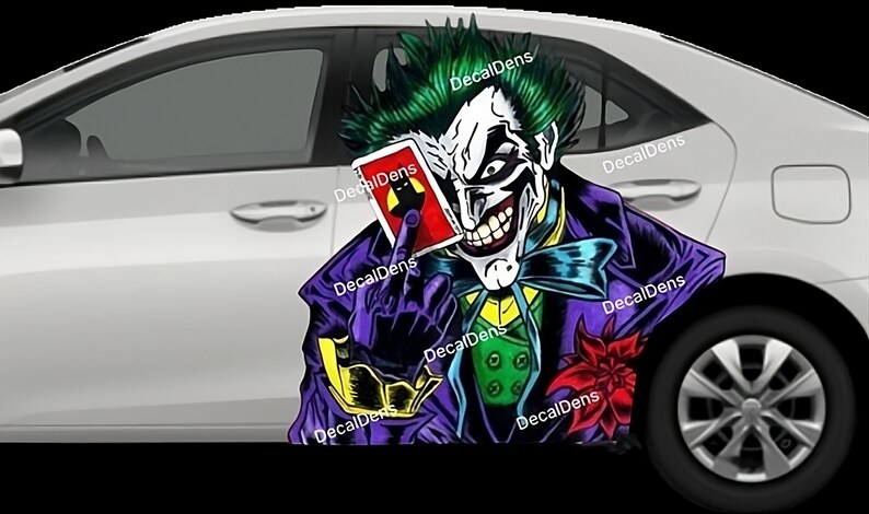 Joker Decal: NEW Design Eye-catching Vinyl Sticker for Cars, Trucks, or ...