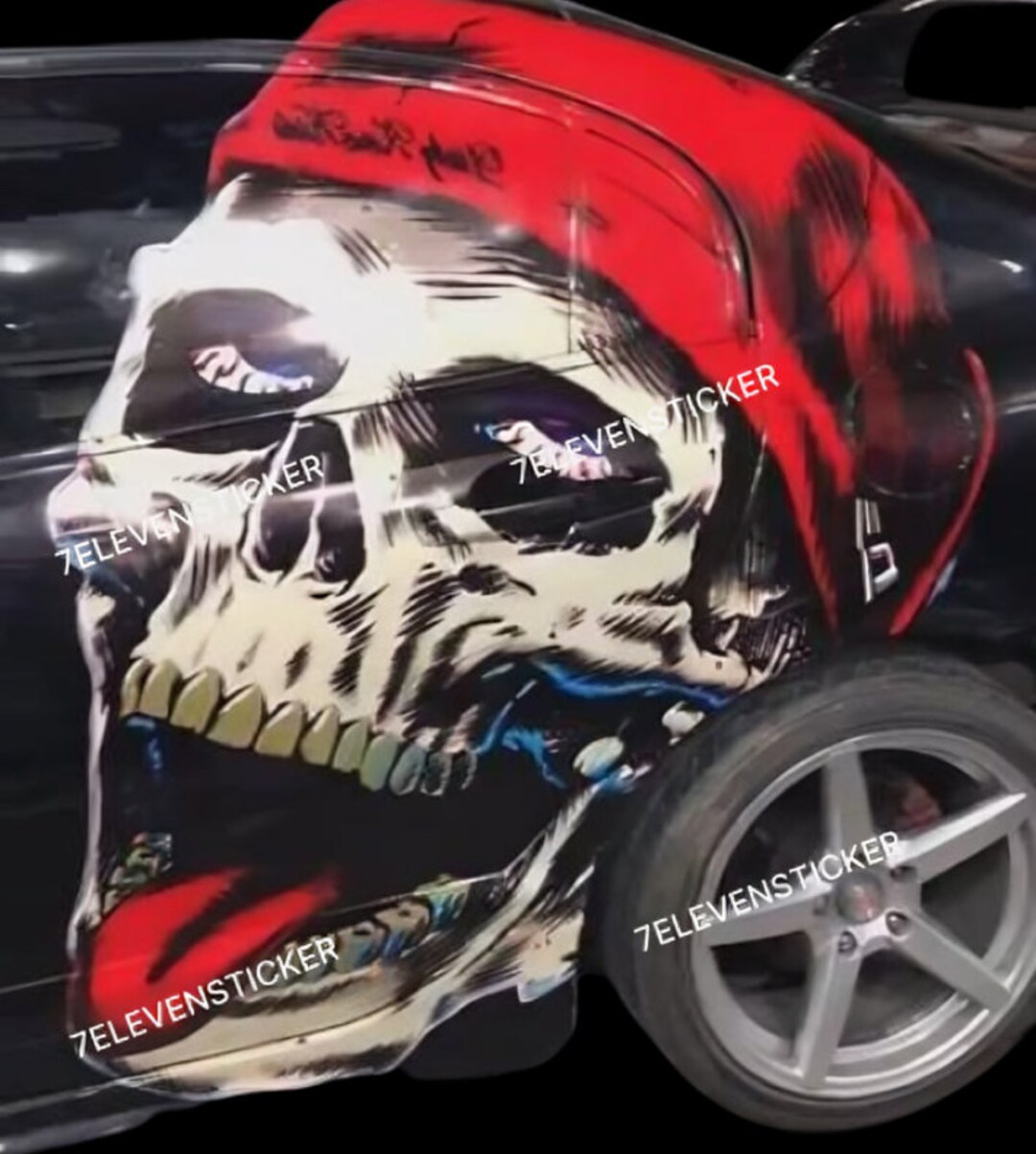 Skeleton Vinyl Decal - NEW Design for Car, Truck, Wall - Large ...
