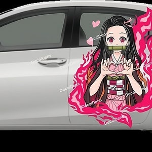 Nezuko Kamado Decals: NEW Design Eye-catching Vinyl Sticker for Cars ...