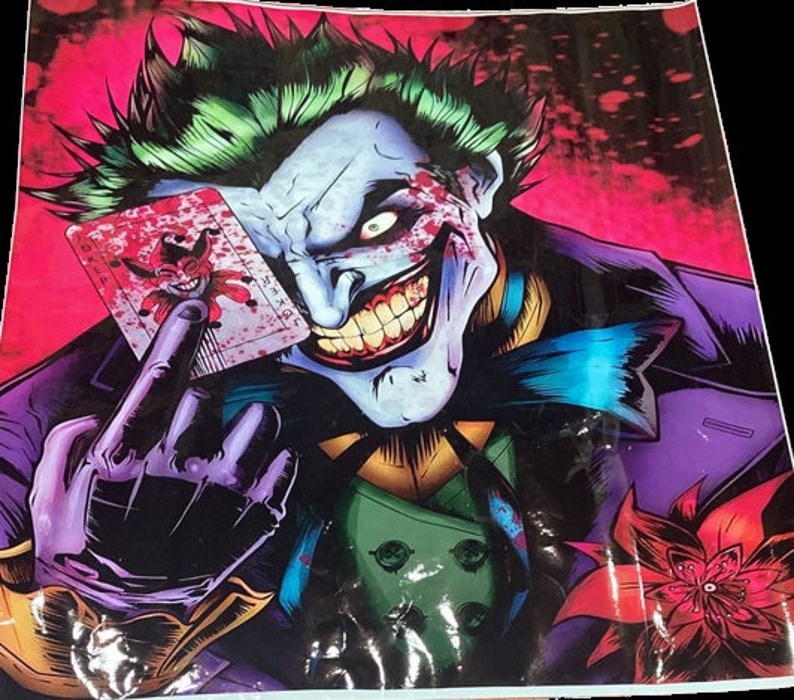 Joker Carnage Vinyl Decal: Large Graphic for Car, Truck, Wall - Etsy