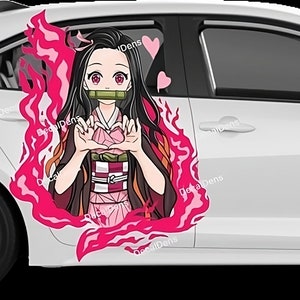 Nezuko Kamado Decals: NEW Design Eye-catching Vinyl Sticker for Cars ...