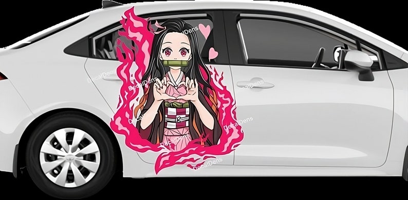 Nezuko Kamado Decals: NEW Design Eye-catching Vinyl Sticker for Cars ...