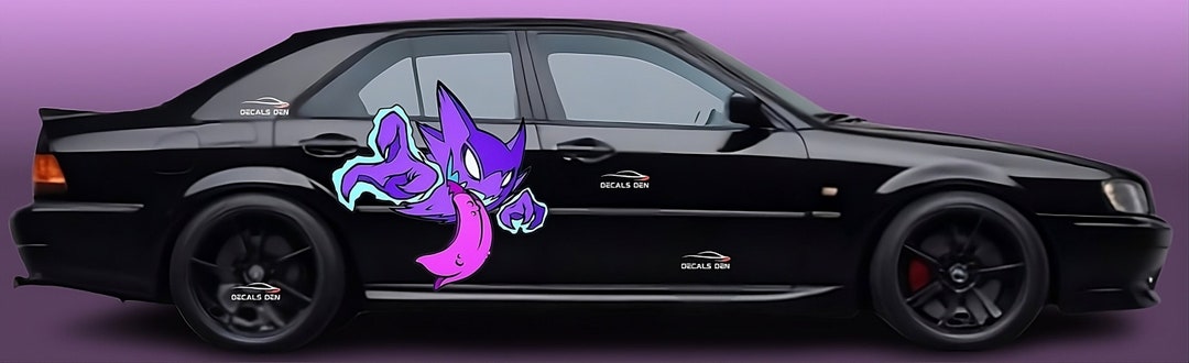 Gengar Vinyl Decals for Cars, Trucks, or Walls. Universal Size, Bold ...