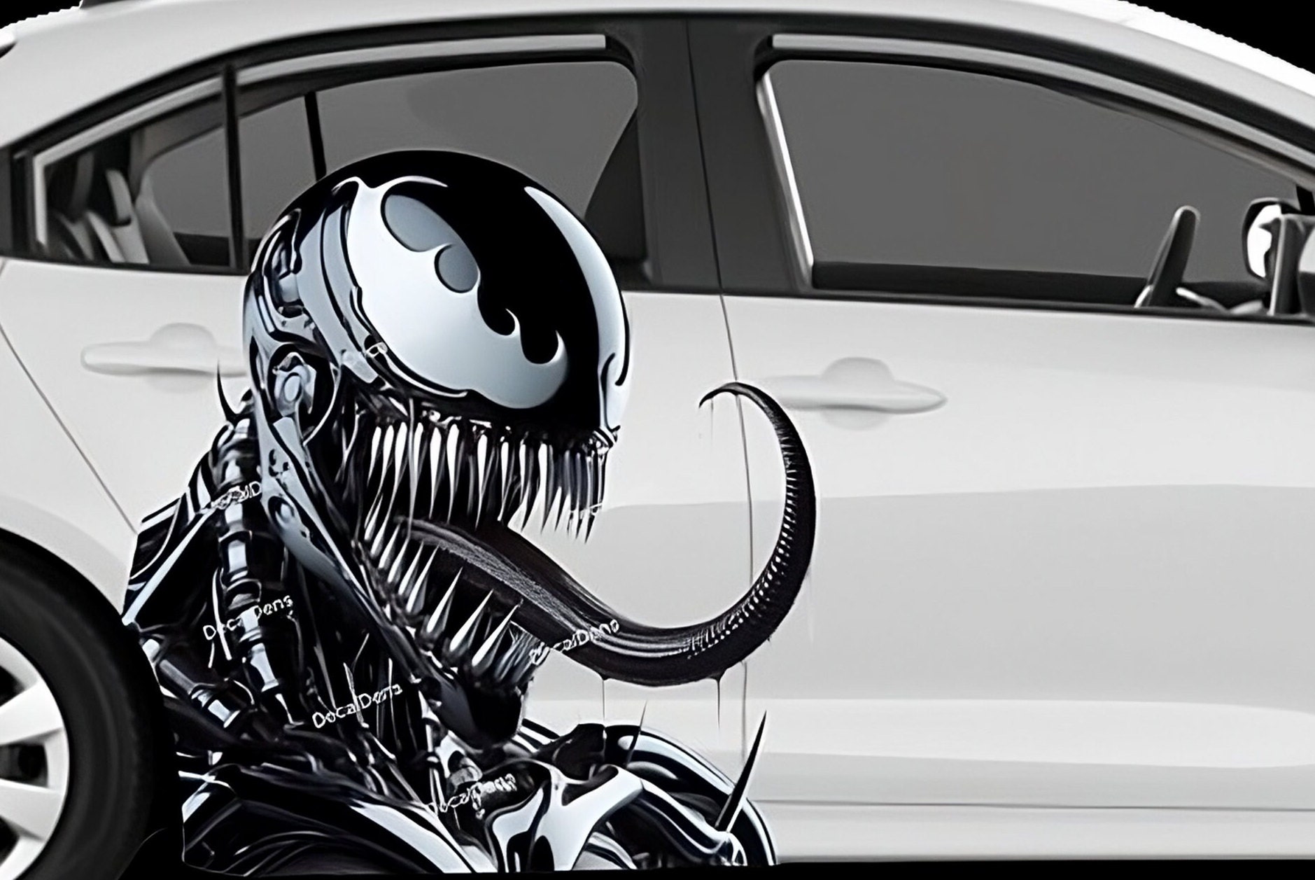 Venom Large Car Graphic Decal - NEW Design Vinyl Sticker for Car, Truck ...
