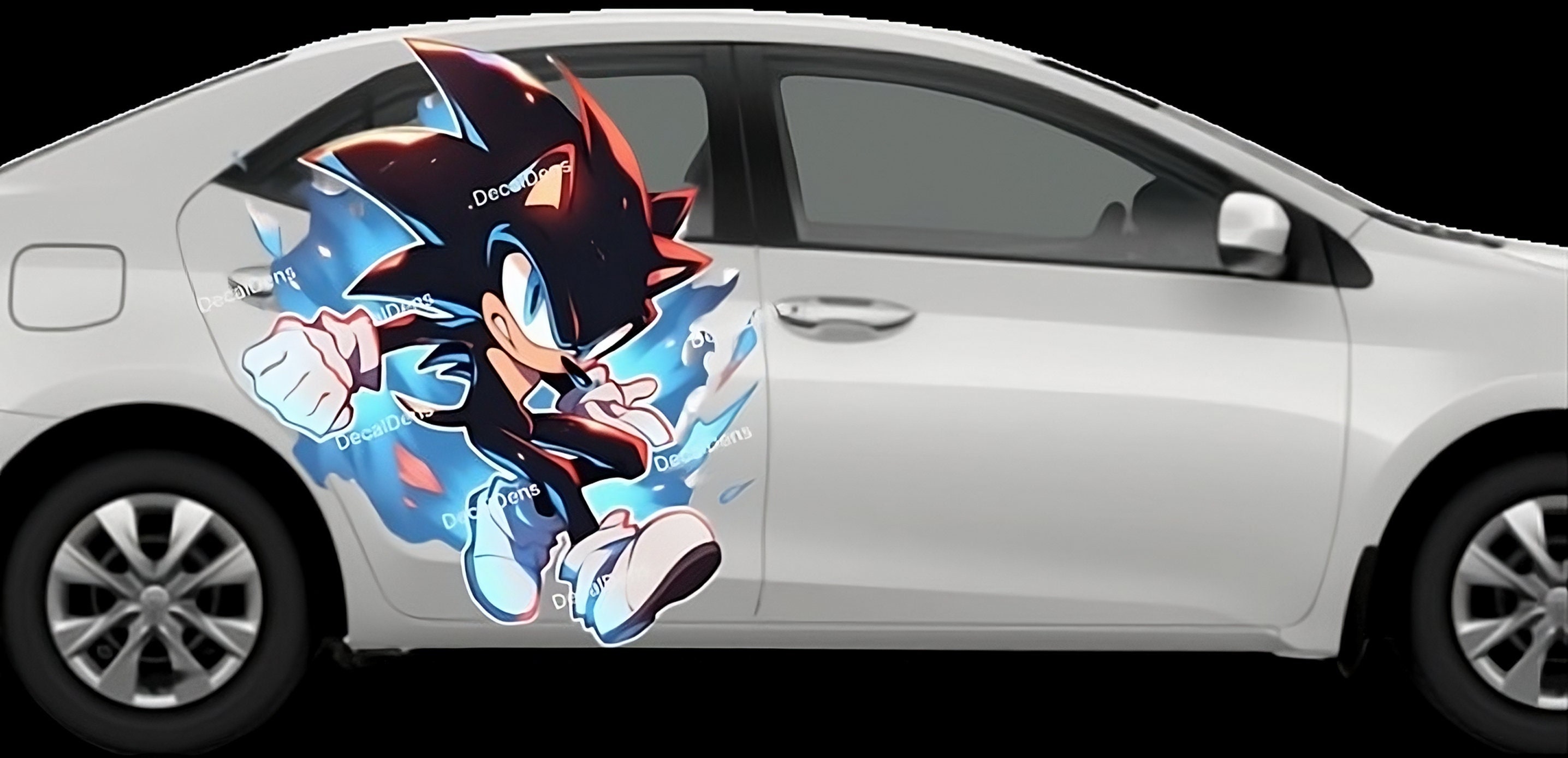 Shadow the Hedgehog Car Decal: NEW Design Large Vinyl Decal for Cars ...