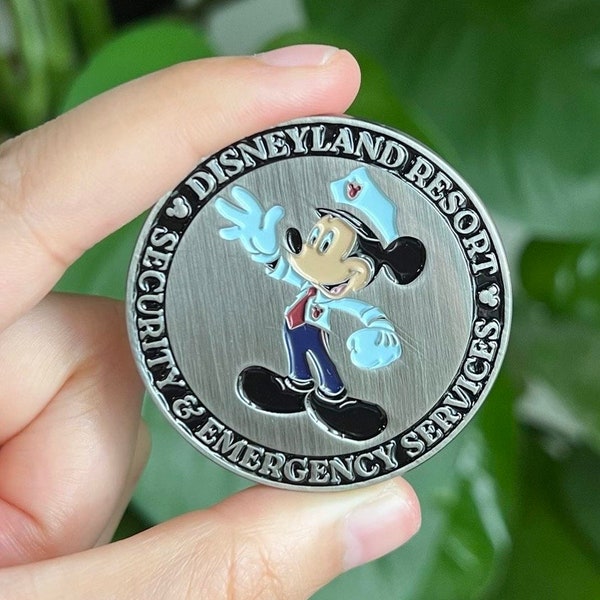 Disneyland Security Challenge Coin - Etsy