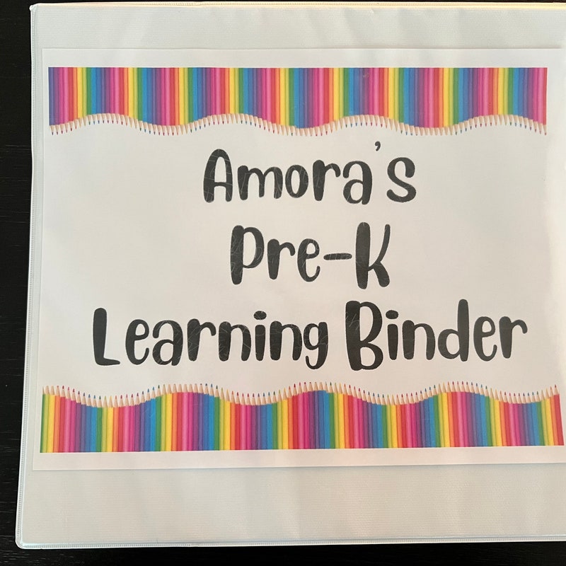 Learning Binder - Etsy