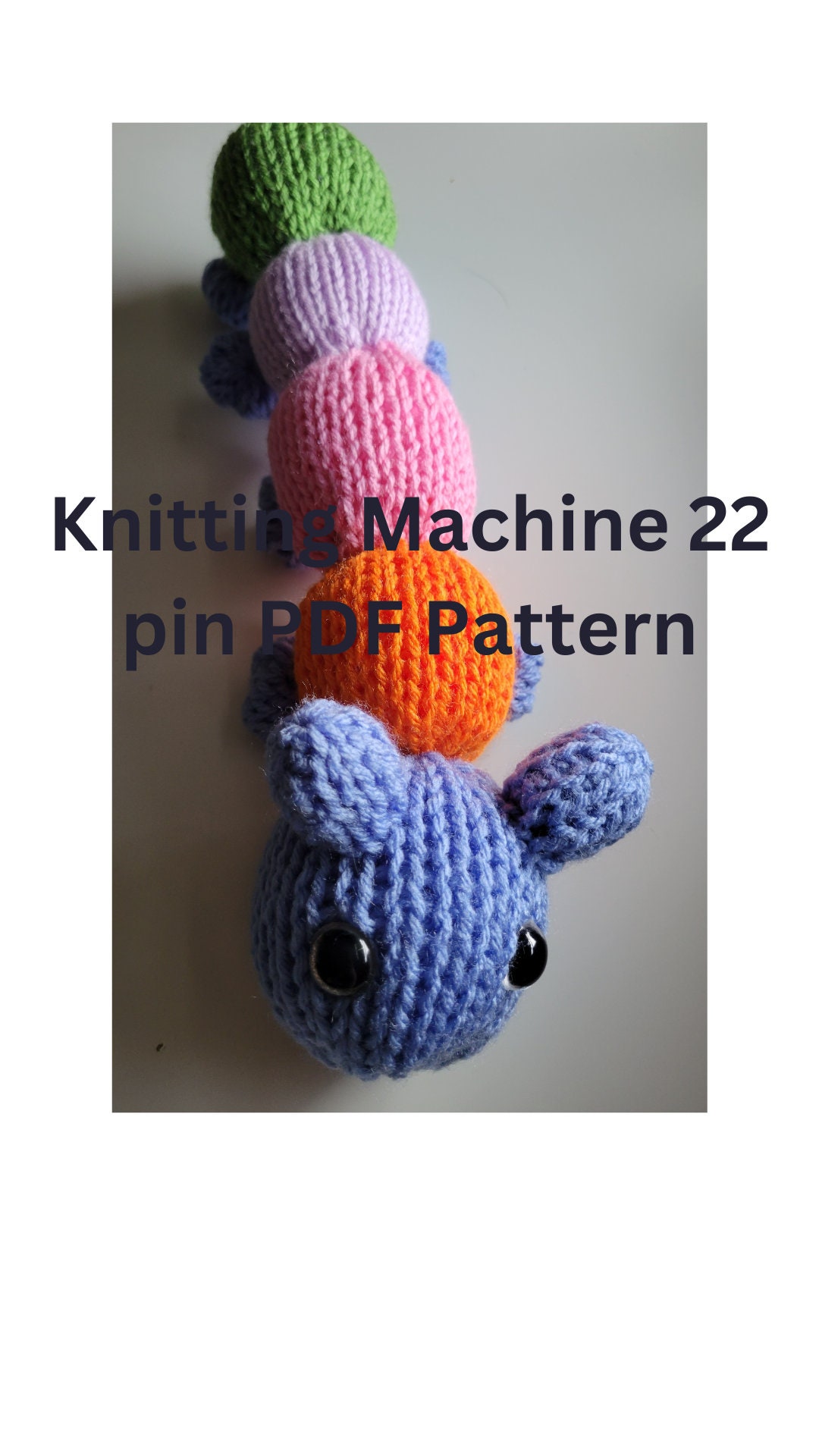 Caterpillar 22 Sentro/addi Pattern - Etsy