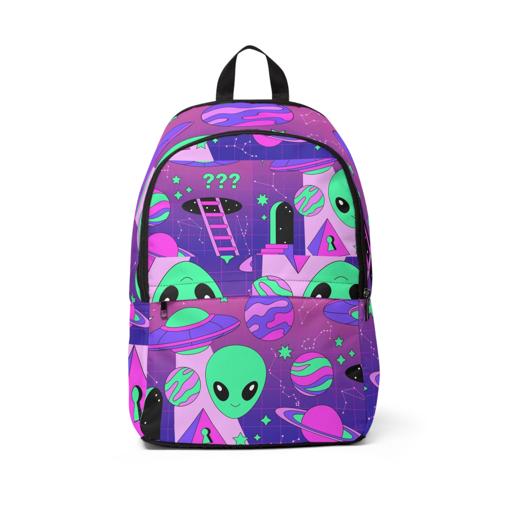 Alien Backpack Backpacks Trippy Backpacks Cool Backpacks - Etsy